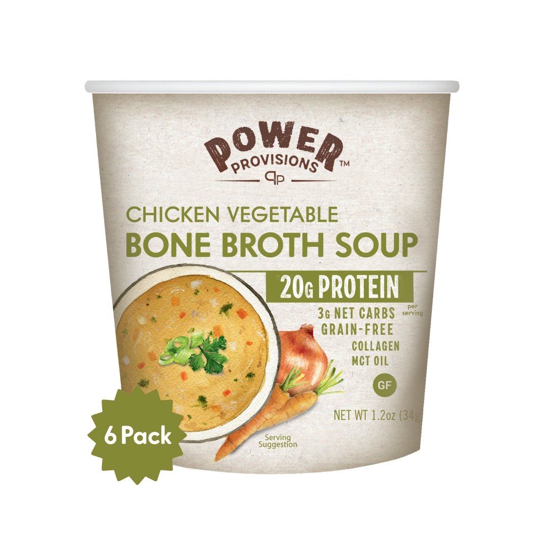 Chicken Vegetable Bone Broth Soup – Power Provisions