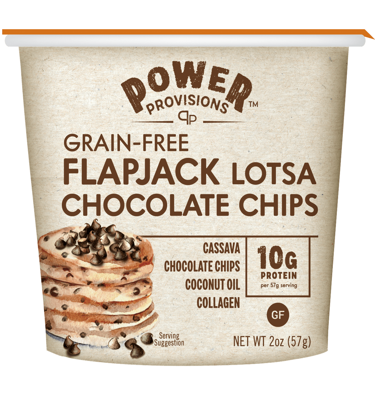 Lotsa Chocolate Chips Grain-Free Flapjack Cup – Power Provisions